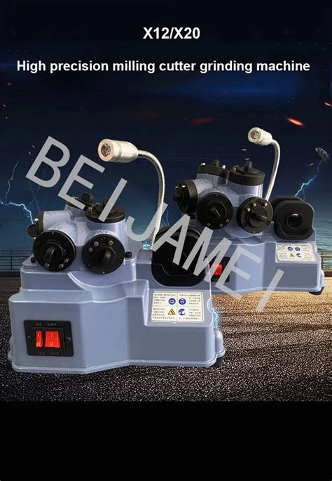 Electric Alloy End Mill Grinder Site Sharpener 220v Angle Grinding Machine For 4 20mm Milling
