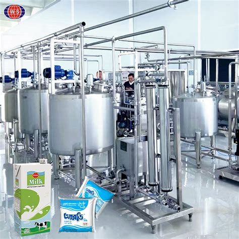 Automated Uht Milk Production Line Small Uht Milk Production And