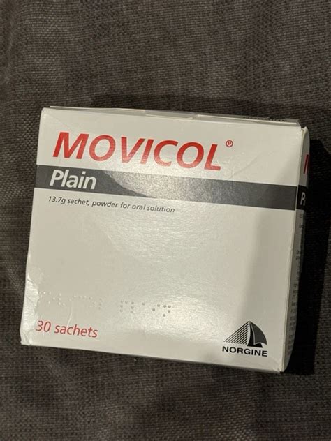 Movicol Plain 147g Sachet For Oral Solution £700 Picclick Uk