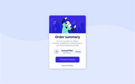 Frontend Mentor Order Summary Card Coding Challenge Solution