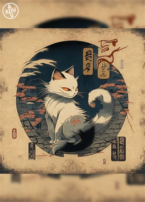 Yokai Nekomata Illustration Immagini Divertenti Immagini Giappone