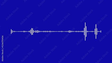 Sound Wave Animated Audio Waveform Spectrum Animation Audio