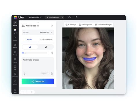 Braces Filter Online Virtual Braces Try On Free Fotor