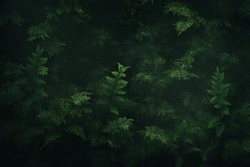 Dark Forest Green Background With Gentle Textures Green Greenery Scene