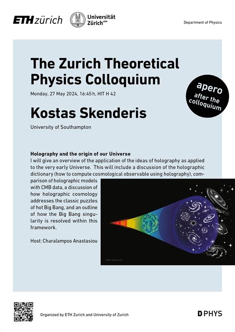 Homepage The Zurich Theoretical Physics Colloquium Eth Zurich