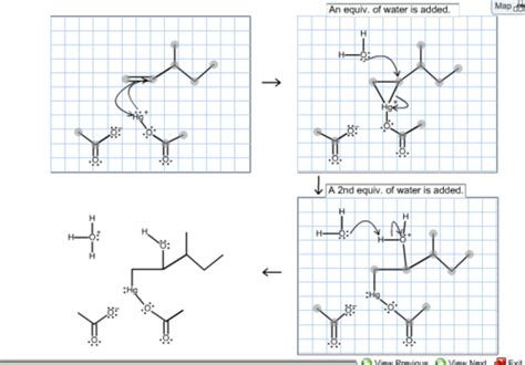Draw The Intermediate And Final Organic Structures In The Following Two