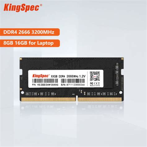 Kingspec Memory Ram Ddr4 8gb 16gb 32gb Ram Memory Card Notebook 2666mhz 3200 Mm Ddr4 1 2v Laptop