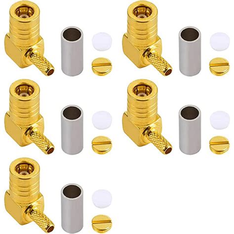 ตัวเชื่อมต่อหญิง Smb ตัวเชื่อมต่อ Smb Rf วงกลมคอน