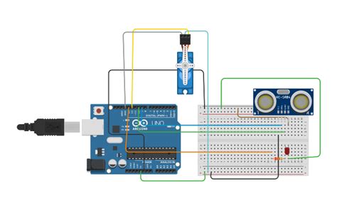 Circuit Design Project Sonar Complete Tinkercad