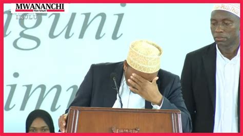 Huzuni Yatawala Mtoto Wa Hayati Mzee Mwinyi Abdullah Mwinyi Ashindwa