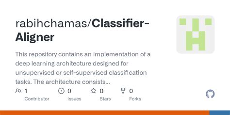github rabihchamas classifier aligner this repository contains an