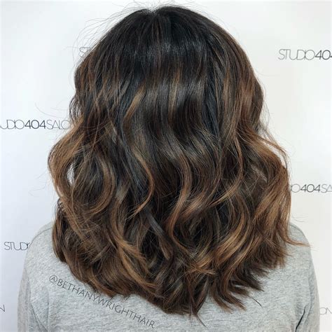 Layered Medium Wavy Haircuts