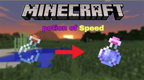 How To Make Potion Of Speed Minecraft Potion Series Gaming Trending Minecraftpotion Youtube