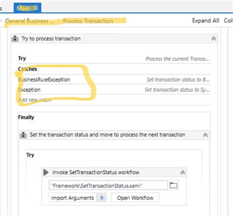 system exception emails and business exception emails in reframe work
