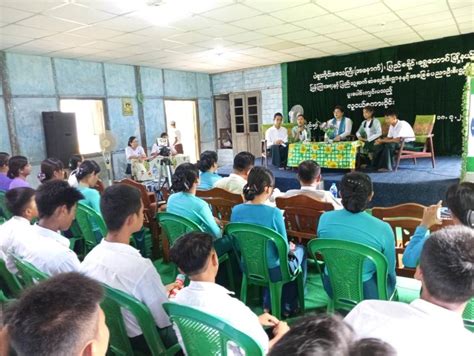 ရွှေတောင်မြို့ အလကချည်မျှင်ကျောင်း၌ လူငယ်စကားဝိုင်း ကျင်းပပြုလုပ