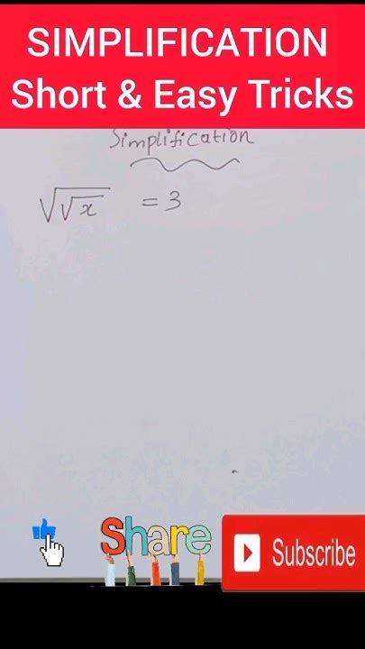 Simplification Short And Easy Tricks Math Tricks Maths Tricks