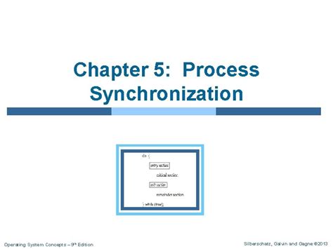Chapter 5 Process Synchronization Operating System Concepts 9
