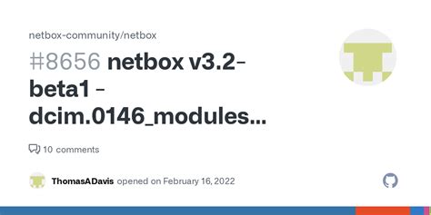 netbox v3.2-beta1 - dcim.0146_modules migration crashes · Issue #8656 · netbox-community/netbox ...