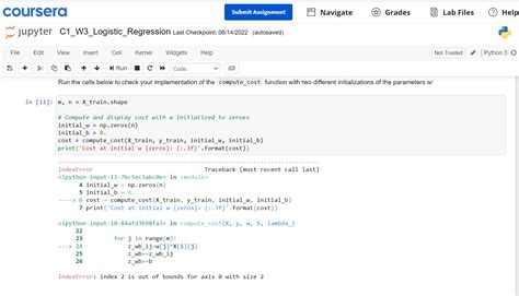 week 3 practice lab logistic regression supervised ml regression