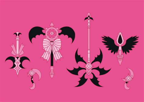 The Art Of Lierre — Dark Magical Girl Wands