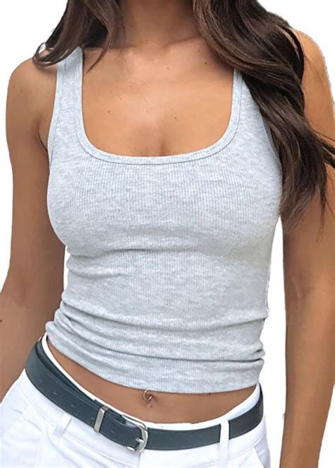 Cute Gray Tank Top In 2024 Street Style Women Stockholm Street Style
