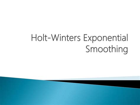 Data Science Part X Time Series Forecasting PDF