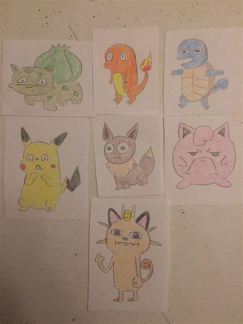 Drew Some Derpy Pokémon Rpokemon