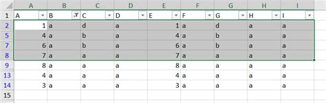 Vba Excel Select Cells Within Filtered Cells Stack Overflow