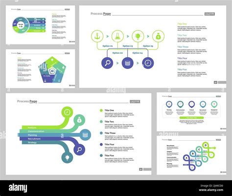 Infographic Design Set Can Be Used For Workflow Layout Diagram Annual Report Presentation