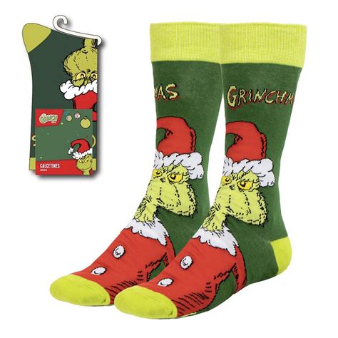 Grinch Grinchmas Socks Nerdom Greece
