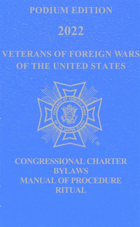 Veterans Of Foreign Wars Vfw Podium Edition 2022 Congressional
