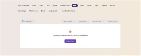Ai Xml翻译器：快速准确的在线xml文件翻译