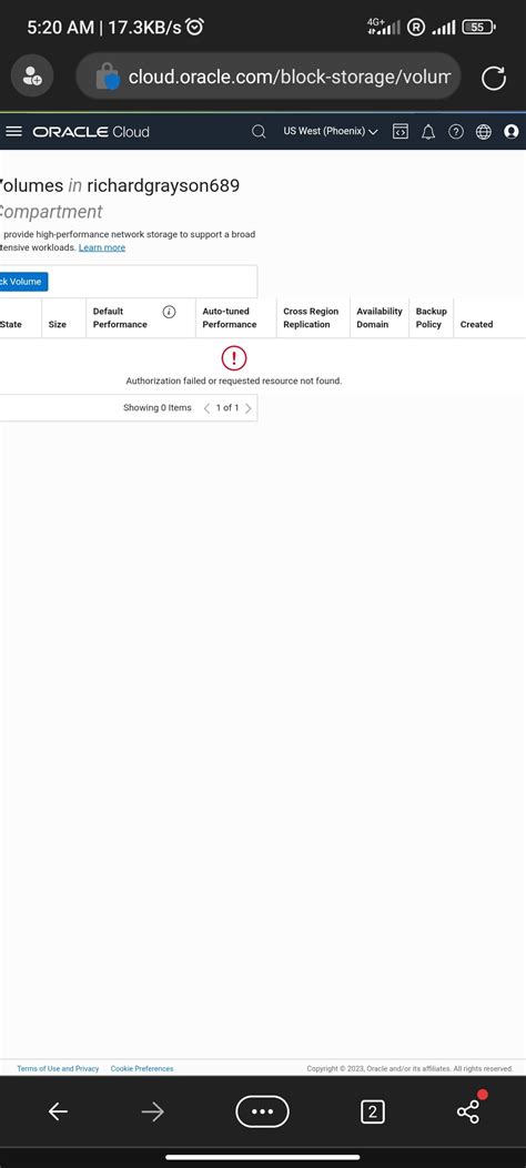 What Is That And Why I Cant Create Any Instances Roraclecloud