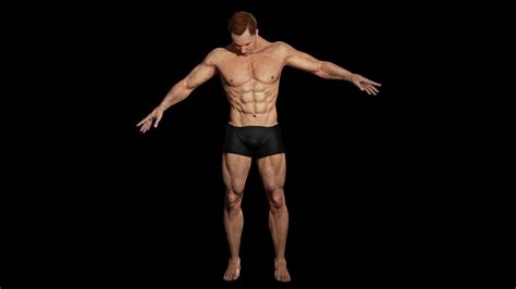 Artstation Male Rigged G1 Male Rigged G1 Game Assets