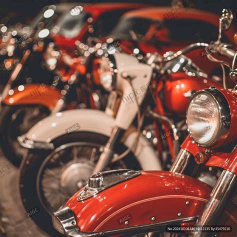 Ai创作图豪华摩托车行 机车文化 老外机车 复古摩托车展示 机车摩托车 红色摩托车 机车控 红色老爷车展示 摩托车背景图 整齐的摩托车 酷炫机车 摩托车文化 旧社会摩托车 哈雷车迷俱乐部 机车