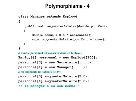 Ppt Polymorphisme 1 Powerpoint Presentation Free Download Id6233707