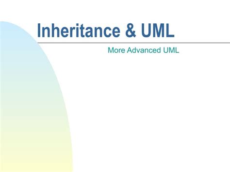 09 Inheritance Anduml Ppt