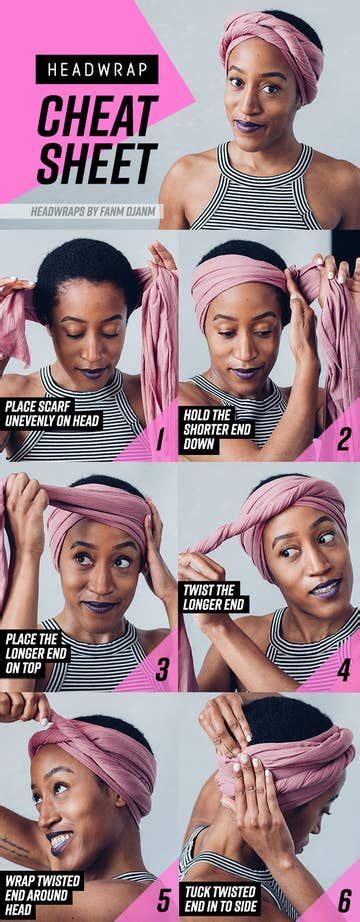 8 Gorgeous Head Wrap Styles You Can Learn In 7 Steps Or Less Hair