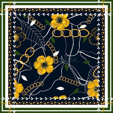 Scarf Pattern Stock Vector Illustration Of Season Banner 137033125