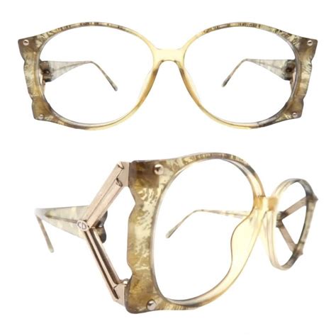 Vintage Christian Dior Optyl Eyeglass Frames Mod 2575 Thick Framesd