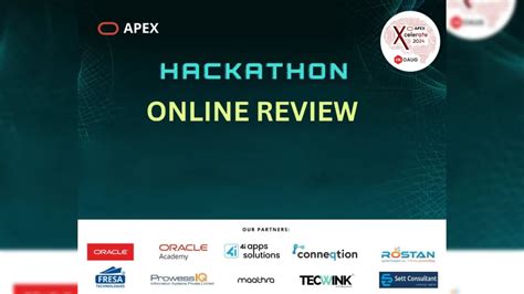 India Oracle Apex User Group On Linkedin Hackathonfinalreview Inoaug Orclapex Oracle