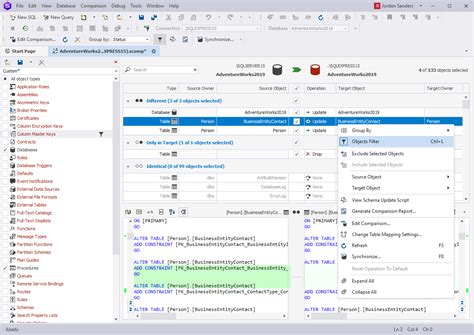 DbForge Studio For SQL Server Schema Comparison And Sync Process