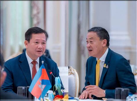 Msjtv News សម្តេចធិបតី ហ៊ុន ម៉ាណែត និងនាយករដ្ឋមន្ត្រីថៃ ជួបពិភាក្សាការងារទ្វេភាគី