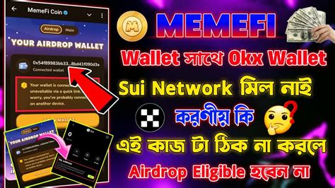 Memefi Sui Network Disconnect Memefi Airdrop Eligible Criteria