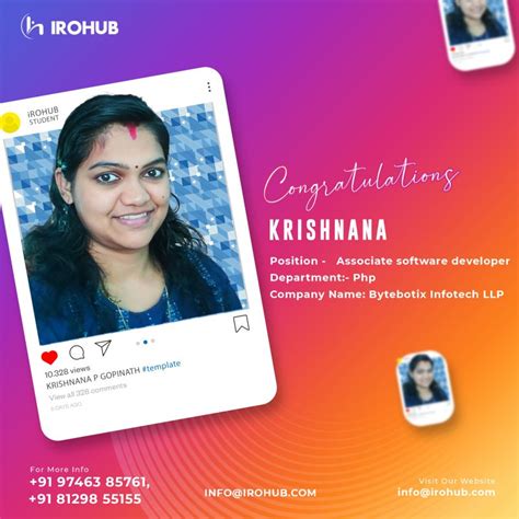 Irohub Infotech On Linkedin Placements Placementnews Php