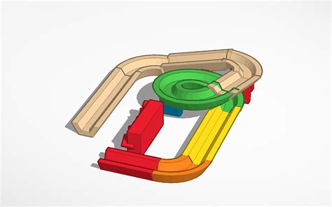 3d Design Marble Track Turkiye Misket Oyunu Tinkercad