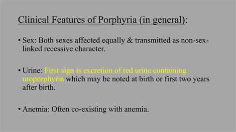 Porphyria Pptx