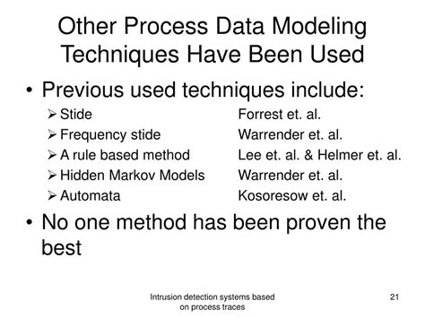 Ppt Using Fuzzy K Modes To Analyze Patterns Of System Calls For Intrusion Detection Powerpoint