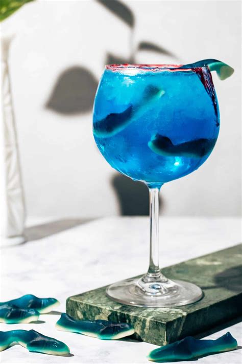 Blue Shark Attack Cocktail A Grateful Meal Blue Shark Attack Cocktail A Grateful Meal