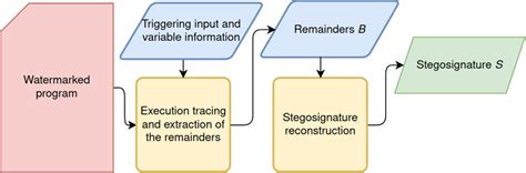 Extraction Phase Given A Watermarked Program The Input Triggering The